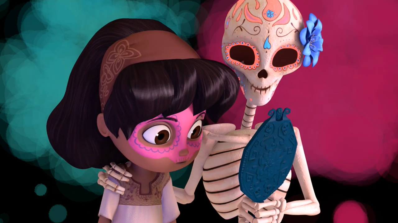 Short Film About a Little Girl Celebrating Dia de Muertos