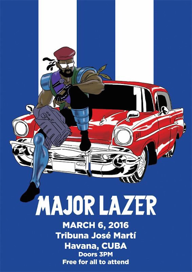 Major Lazer Set to Play Free Show in Havana