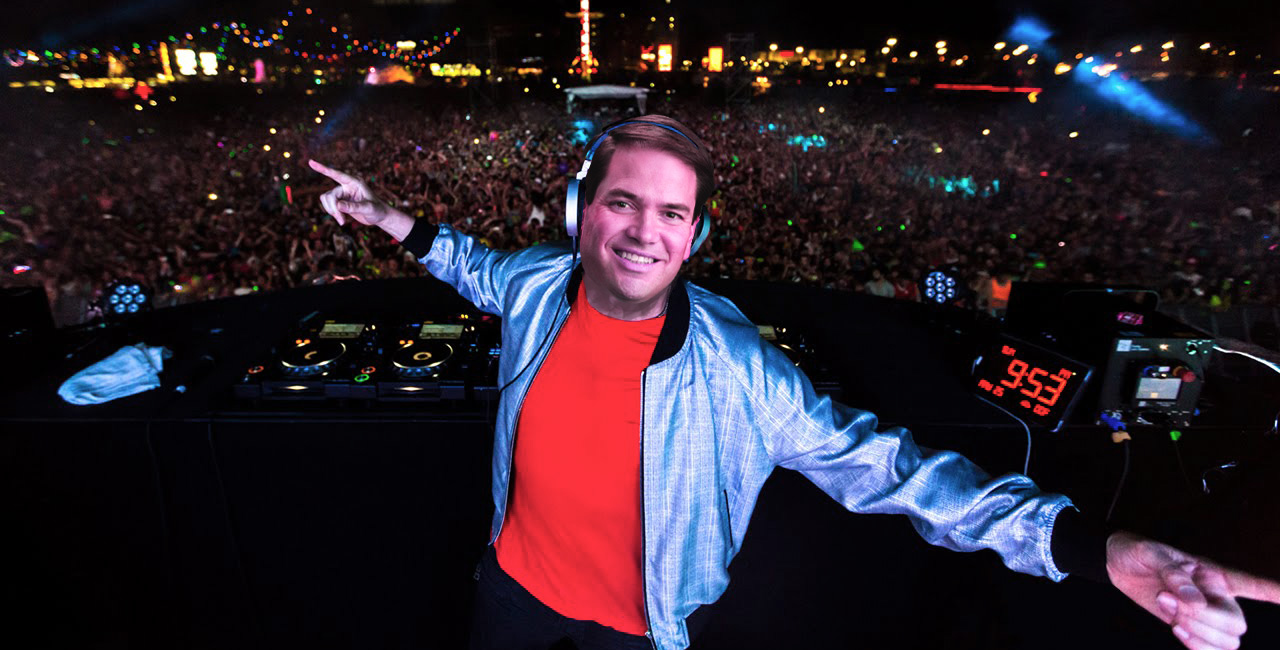 Marco Rubio: "I've gotten really interested into electronic dance music ...