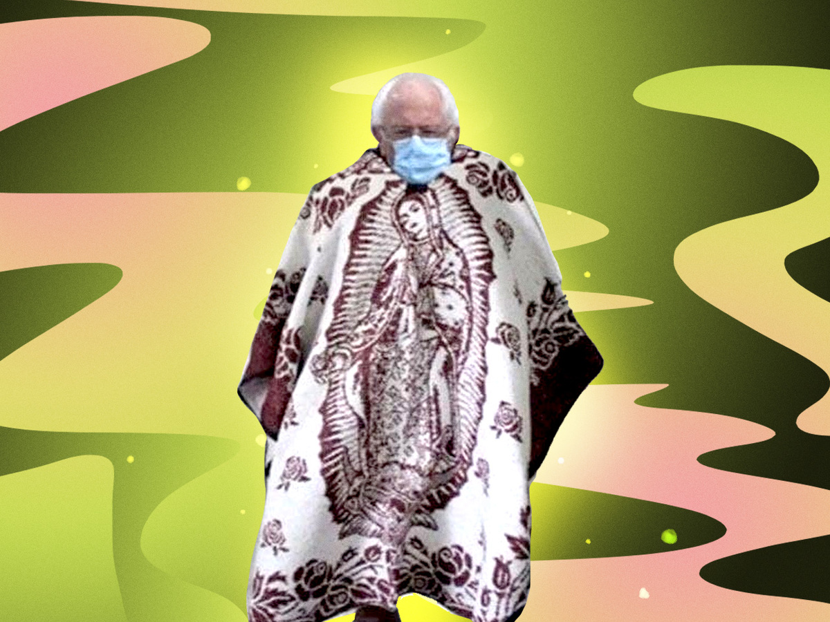 Tío Bernie Sanders Pulls Off ‘Grumpy Chic’ Look at Chilly Inauguration ...