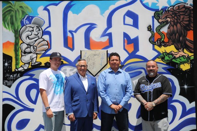 Mister Cartoon & Son Lefte Create Mural for MLB’s All-Star Week