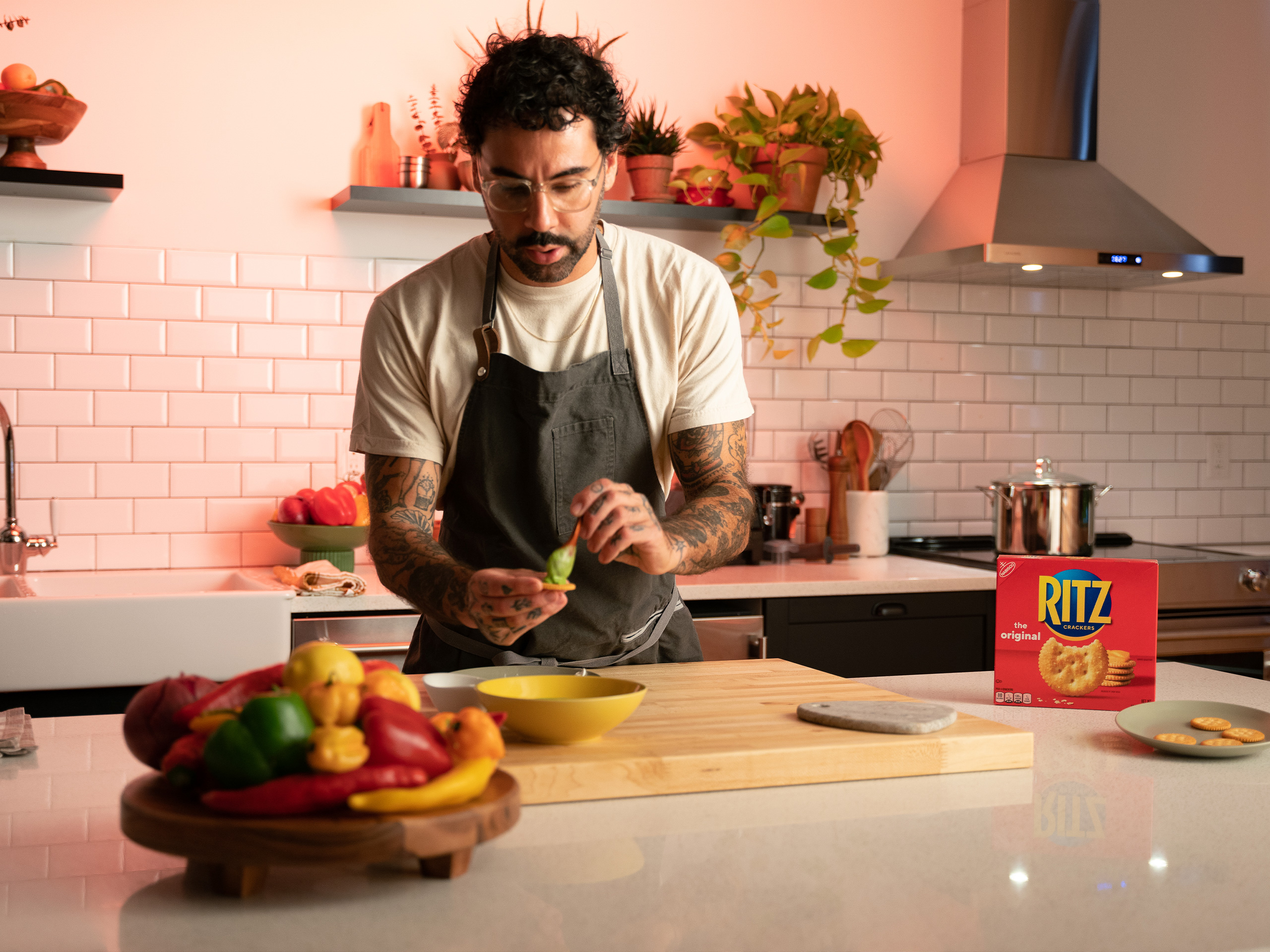 Chef Herrera Shows How To Make Guasacaca With RITZ Crackers