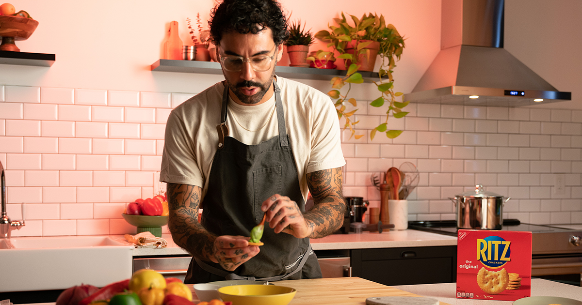 Chef Herrera Shows How To Make Guasacaca With RITZ Crackers