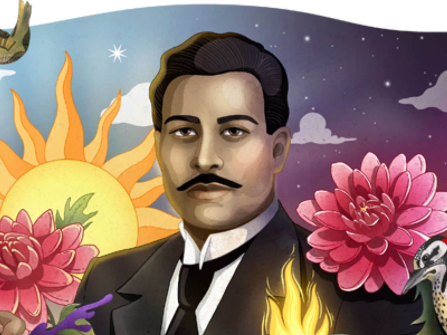 Mexican Poet Ramón López Velarde Celebrated with Google Doodle
