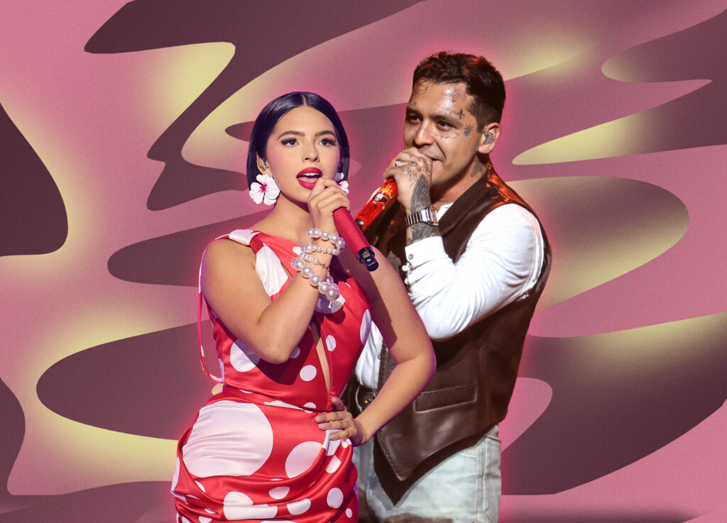 WATCH: Christian Nodal & Ángela Aguilar Make Concert Debut As Couple In ...